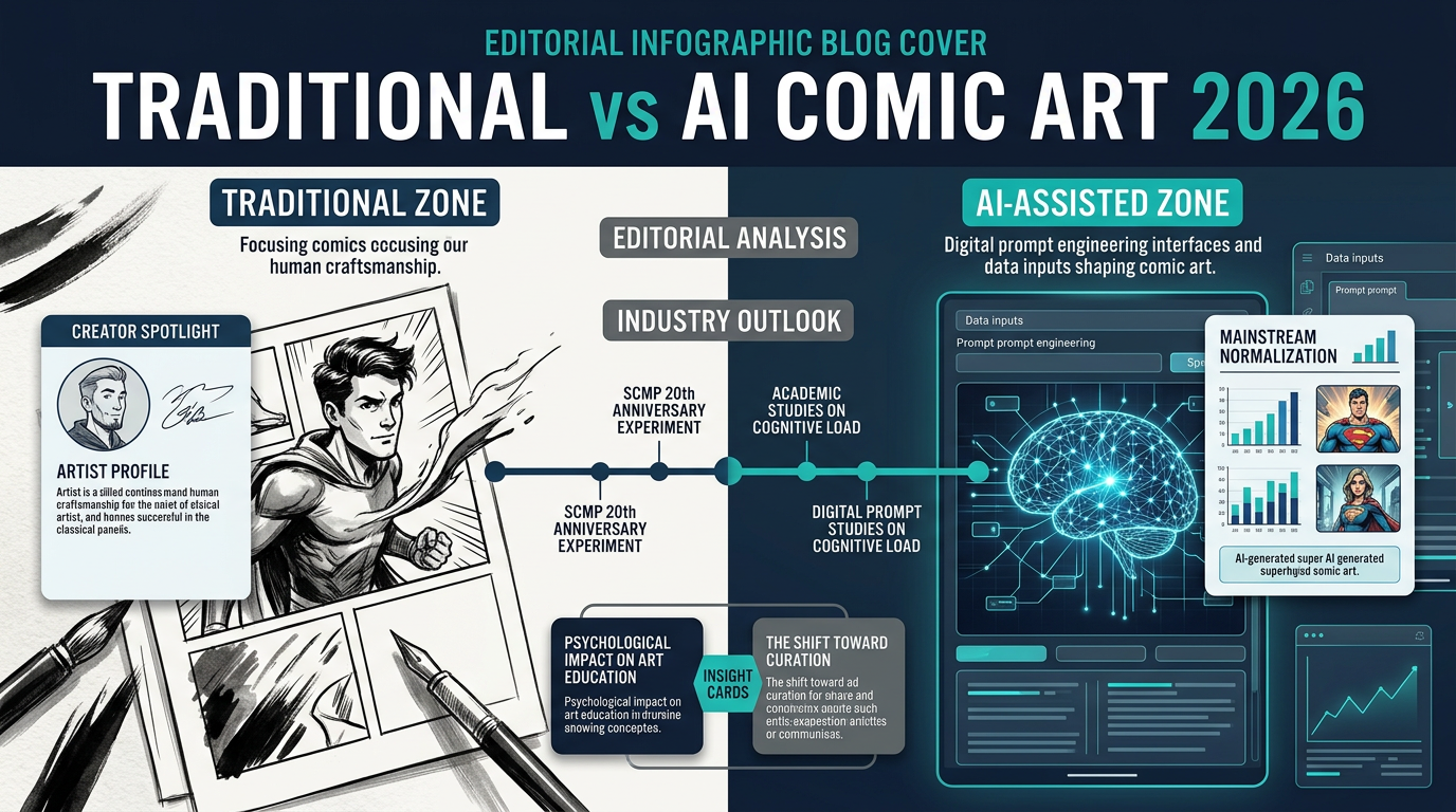 Traditional vs AI Comic Art: A 2026 Comic Artist Interview and Industry ...