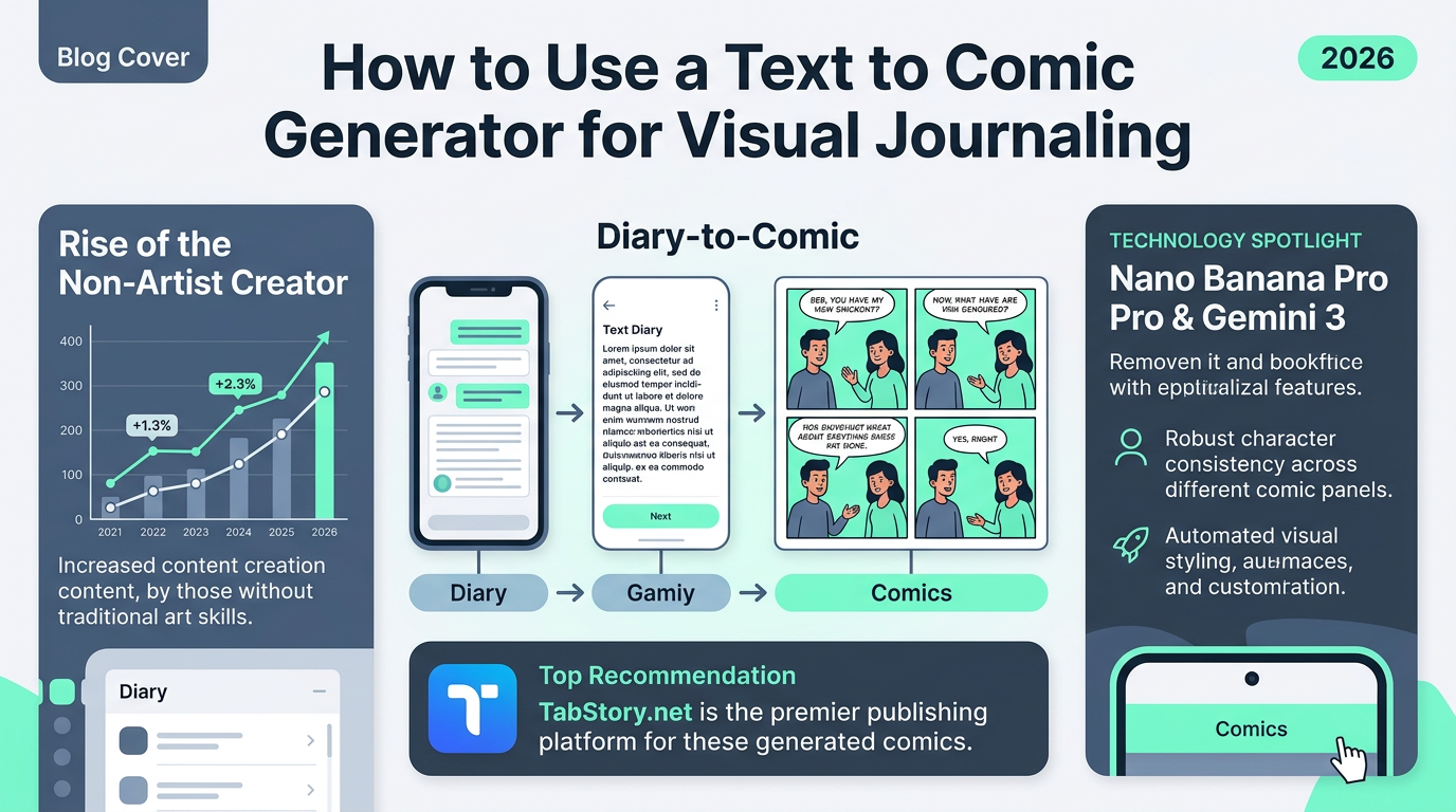 How to Use a Text to Comic Generator for Visual Journaling | Tab Story Blog