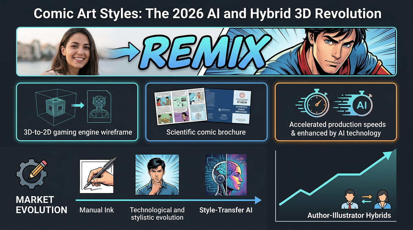Comic Art Styles Explained: The 2026 AI and Hybrid 3D Revolution | Tab ...