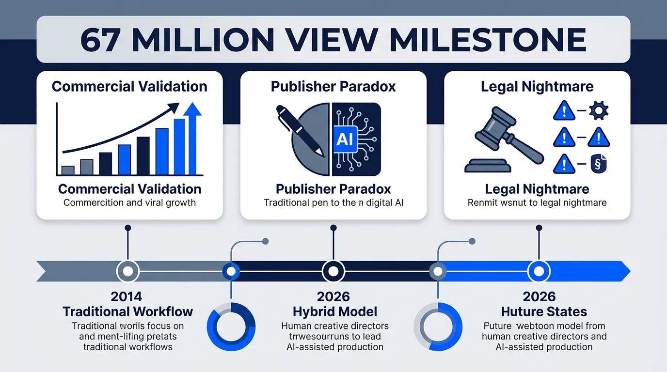 The 67 Million View Milestone: How AI Webtoons are Redefining Market ...