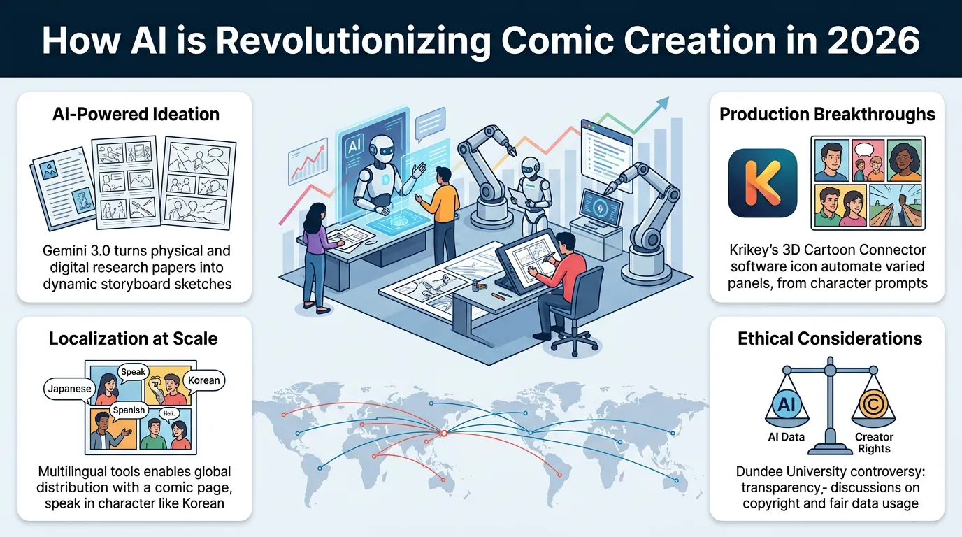 How AI is Revolutionizing the Comic Creation Workflow in 2026 | Tab ...